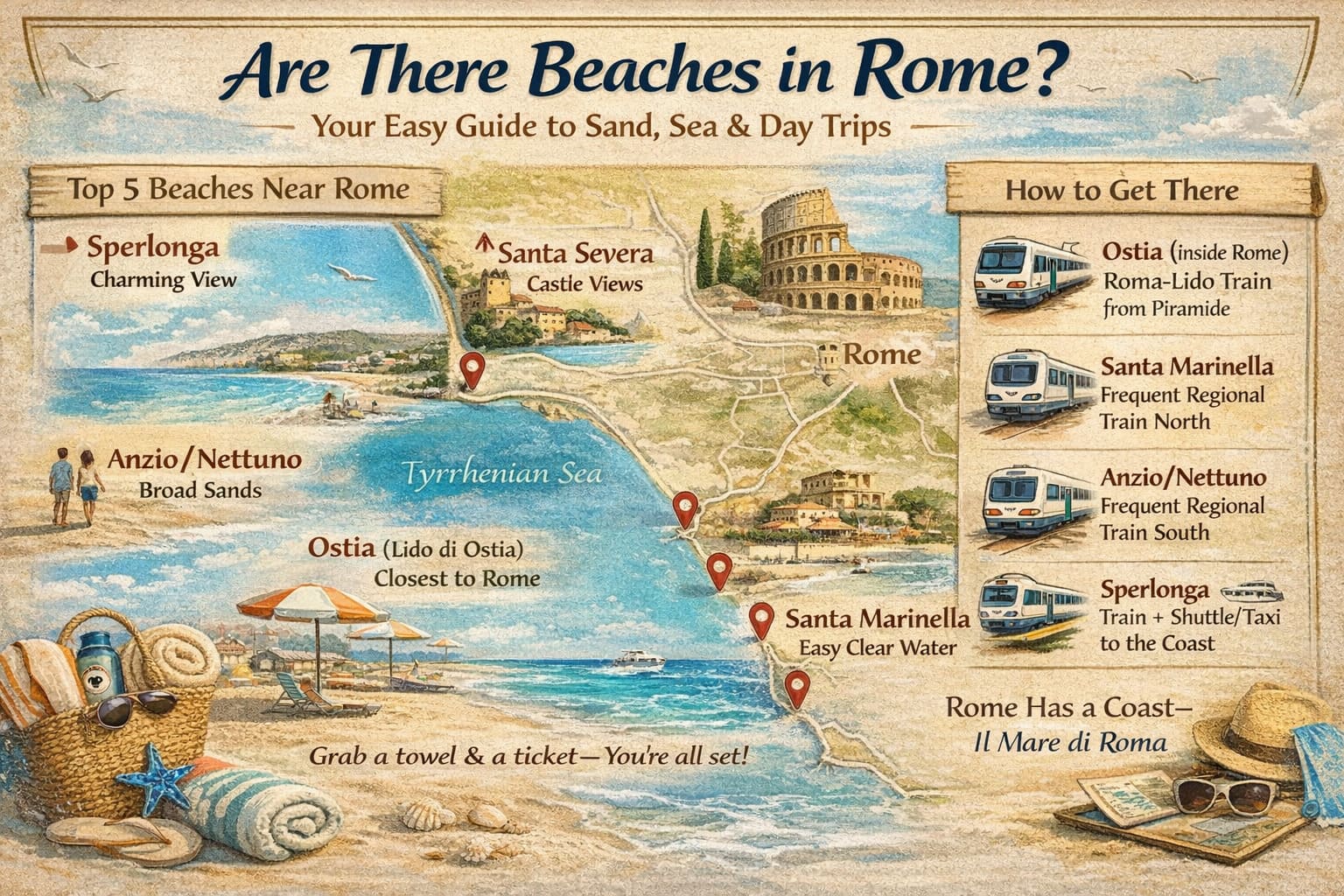 Are There Beaches In Rome? 9 Smart Tips To Plan